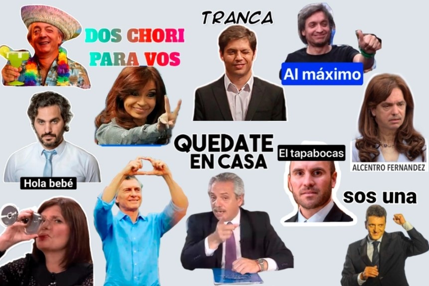 ¿Cómo funciona el mundo de los stickers políticos? - Que te Pasa tdf